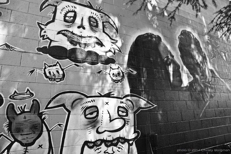 July 9, 2017 Addams Family mural by Never1959, Scom and Masen in North ...