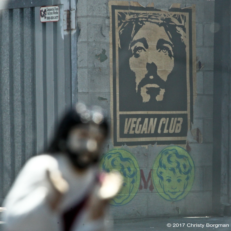 June 17, 2017 Dashboard Jesus and Vegan Jesus in Los Angeles, CA | LA ...