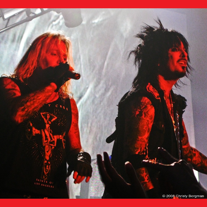 November 14, 2008 Vince Neil and Nikki Sixx, Motley Crue at the ...