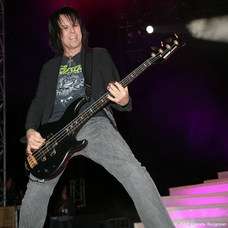 August 10, 2007 Bobby Dall, Poison at the Salinas Sports Complex in ...