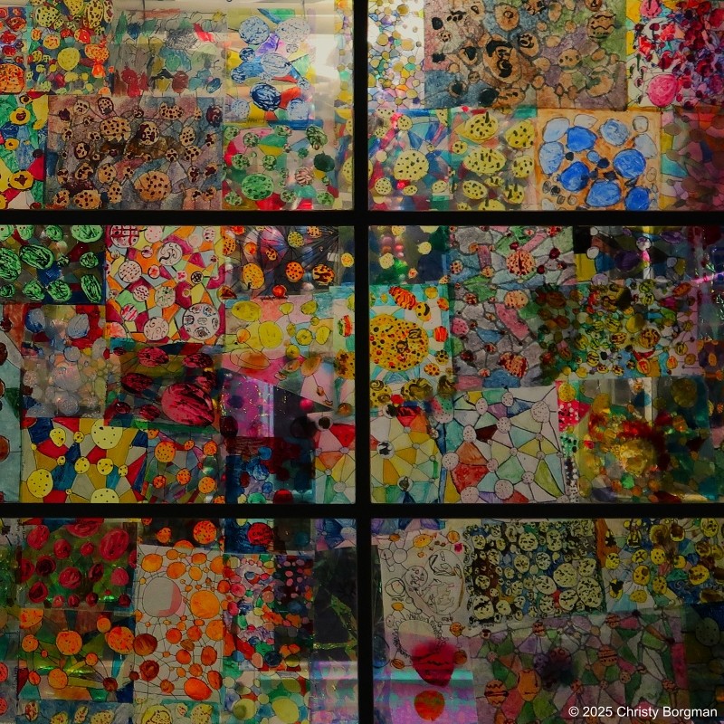 February 16, 2025 Artwork in the Adams Square Mini Park Gas Station in ...