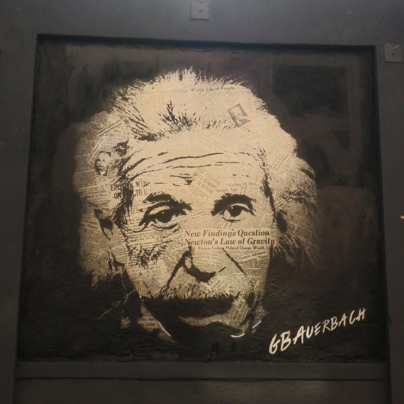 April 21, 2020 Einstein mural by gbauerbach in Hollywood, CA | LA Woman ...